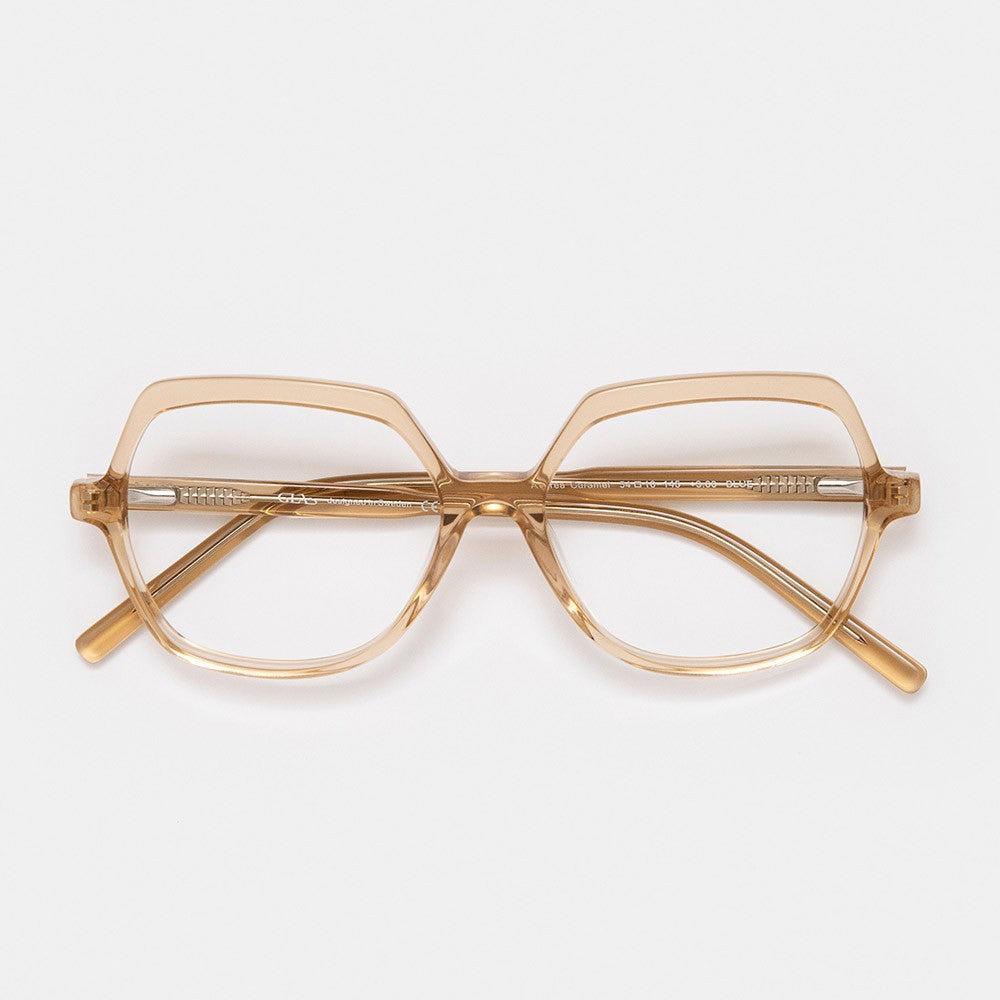 Glas Andrea Reading Glasses - Caramel | HUS & HEM – Hus & Hem