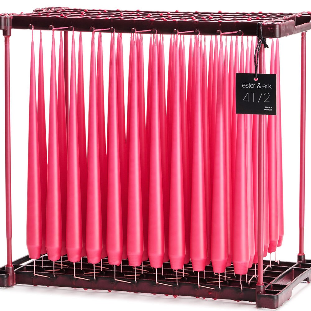 Ester & Erik Deep Pink Tapered 32 cm Candle - 41/2 | HUS & HEM – Hus & Hem