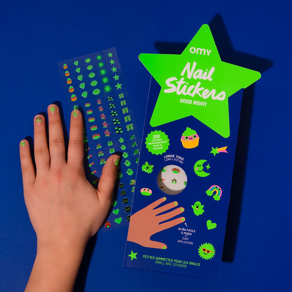 Omy Glow Party Nail Stickers | HUS & HEM – Hus & Hem