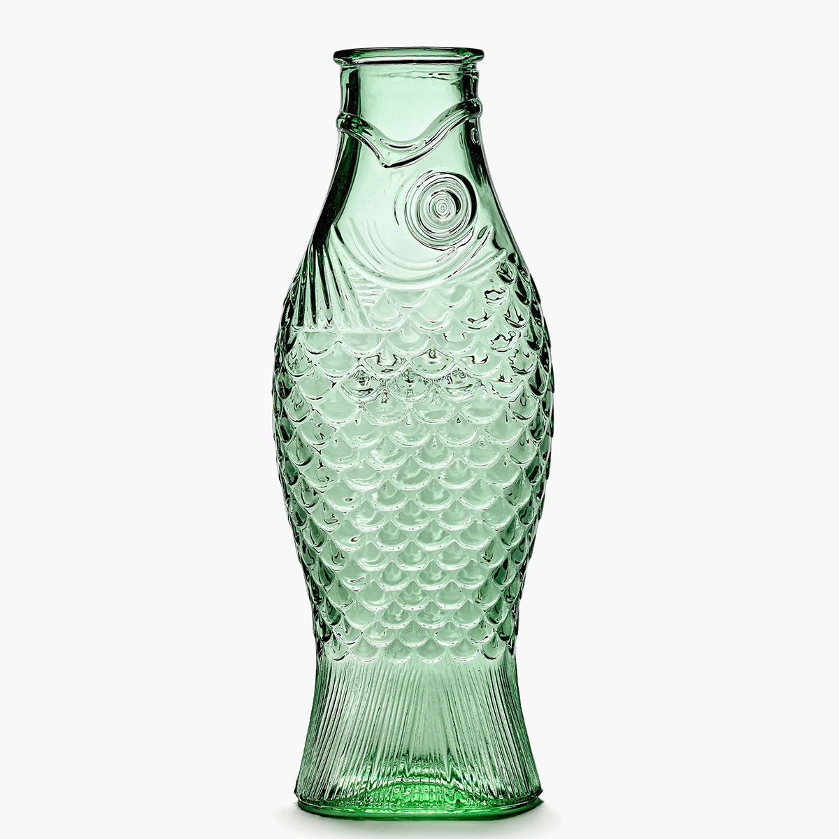 Serax Paola Navone Fish Glass Carafe 1L- Green | HUS & HEM – Hus & Hem