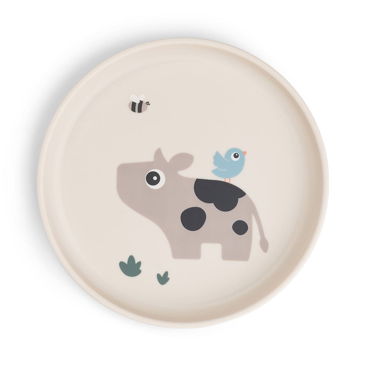 Done by Deer Tiny Farm Foodie Plate -Sand | HUS & HEM – Hus & Hem